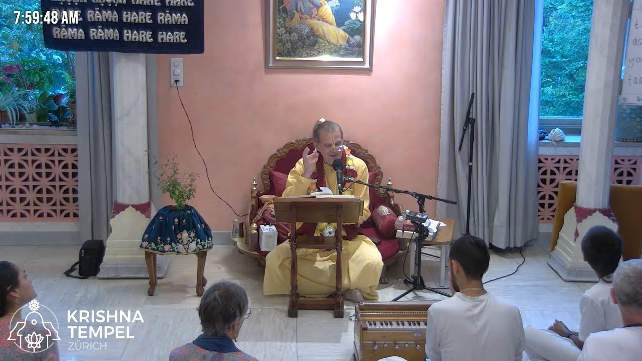 Morning Lecture by HH Sacinandana Swami - YouTube