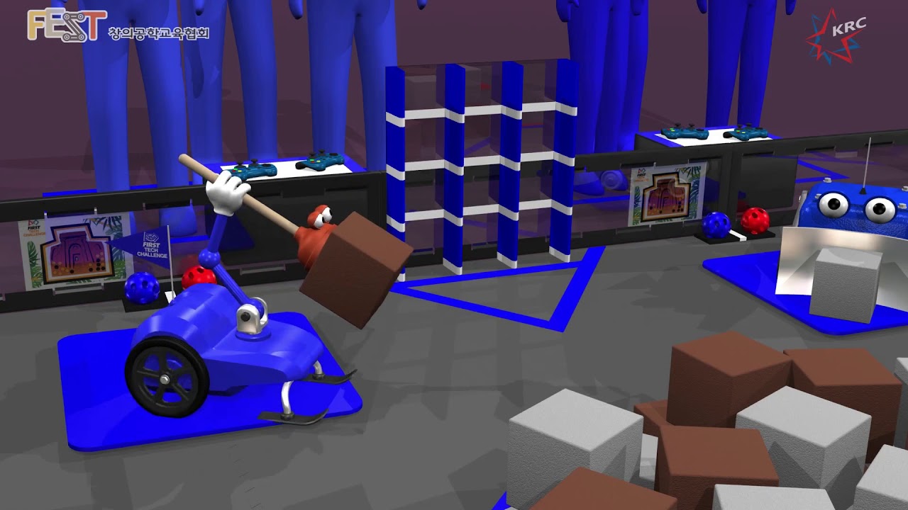 2017-2018 FTC Relic Recovery Game Animation(한글자막) - YouTube