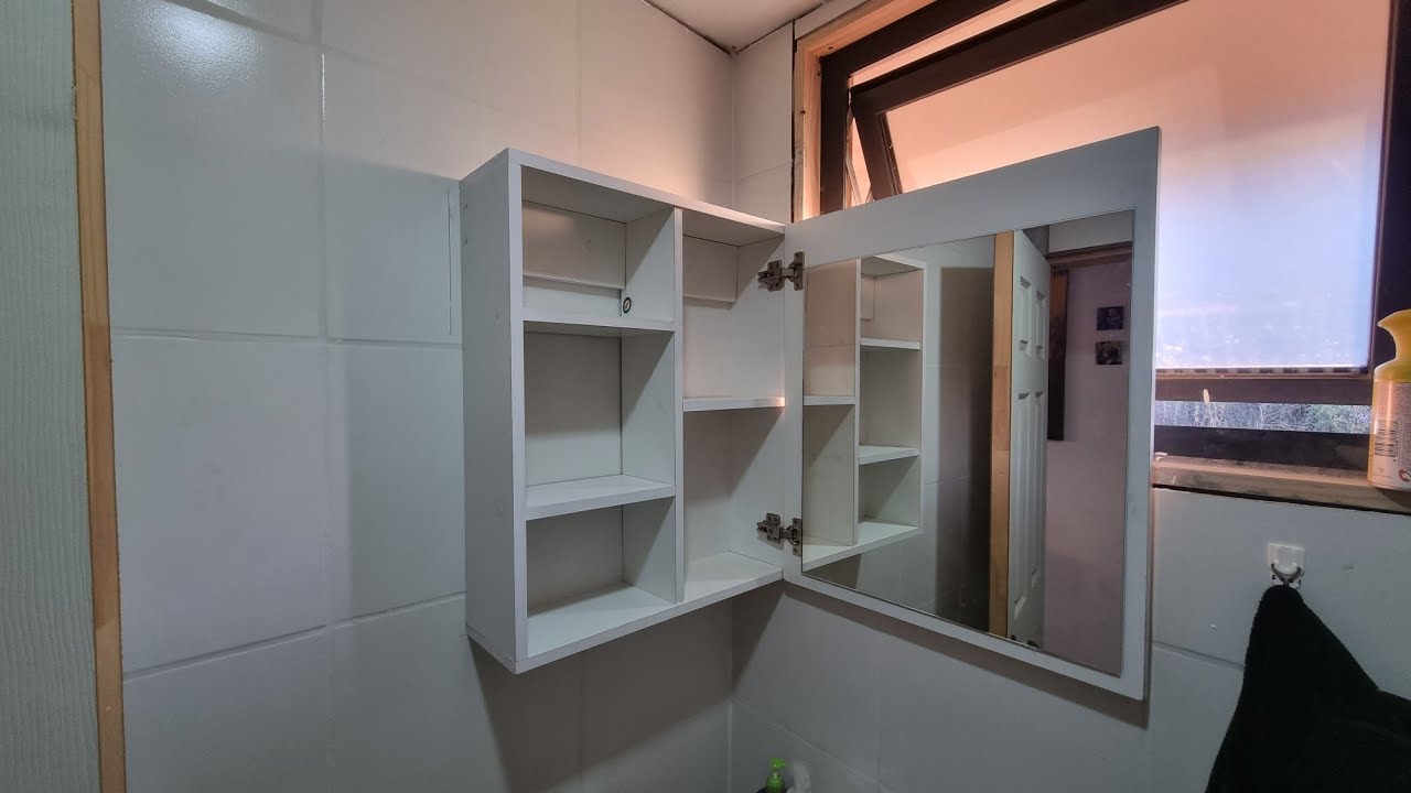 Crea un Botiquín para baño con espejo oculto, paso a paso. 😁 - YouTube