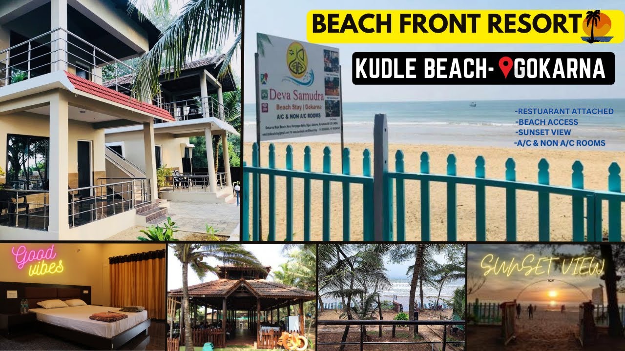 Beach Front Resort Gokarna 🏖 |📍DEVA SAMUDRA BEACH STAY | Budget stay at ...