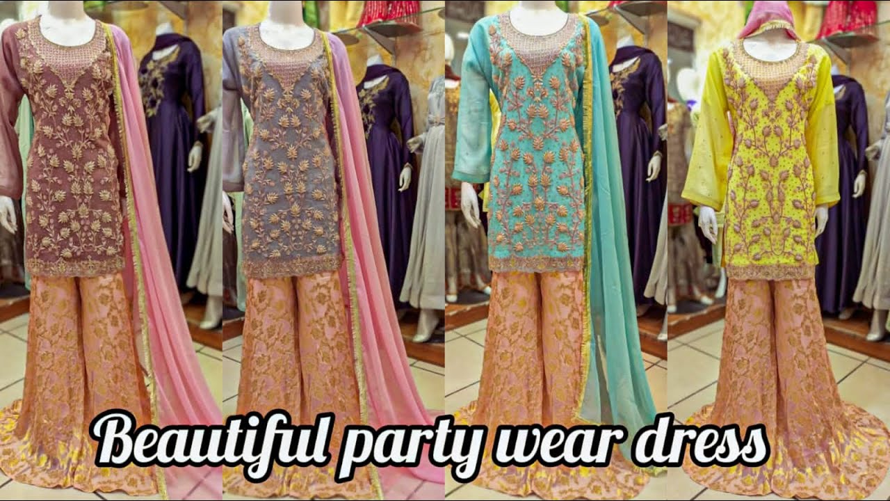 New fancy handwork party wear dress by Ghani fashion at Saima Mall ...