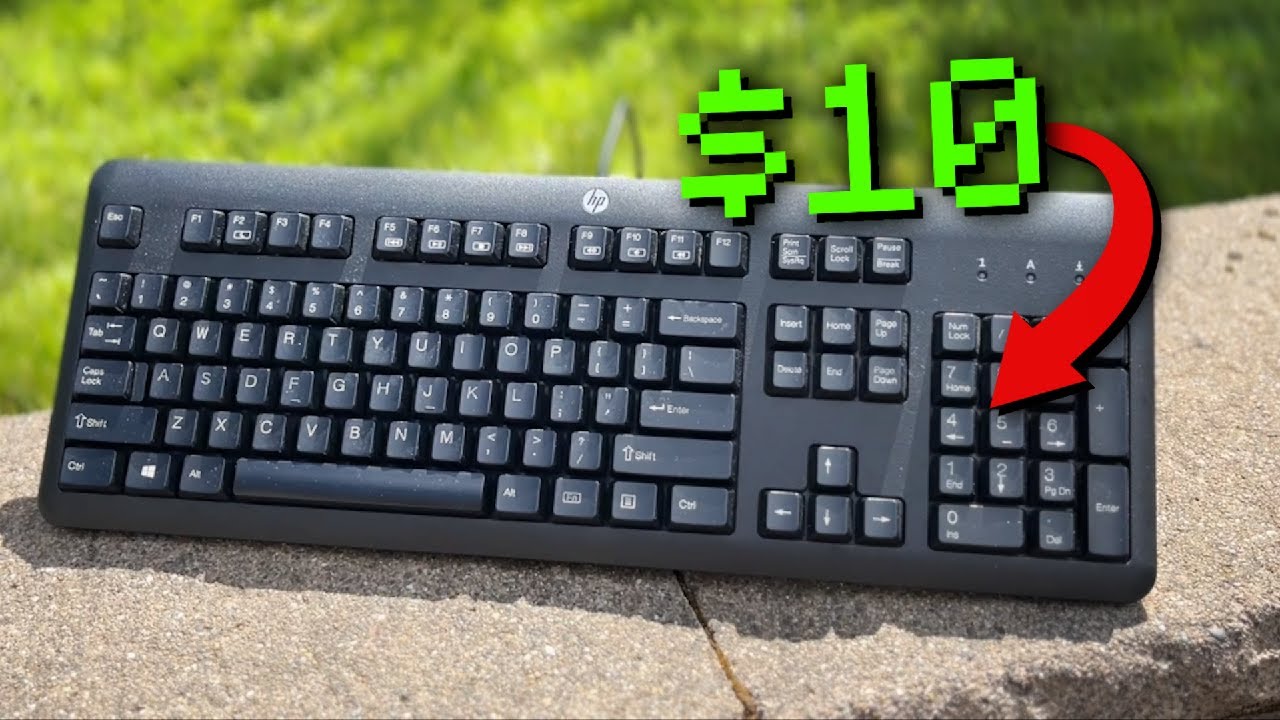 I upgraded a cheap Membrane Keyboard for $10 - YouTube