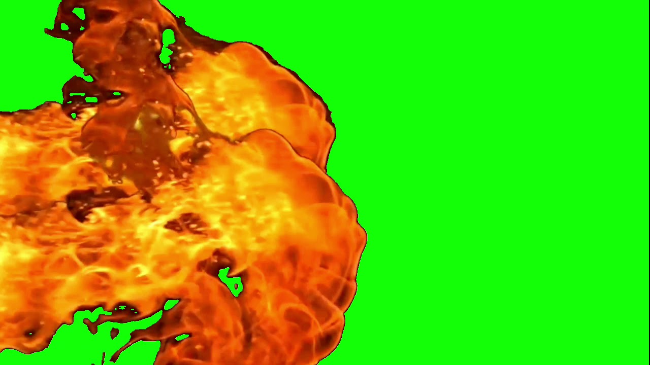 Fire green screen - YouTube