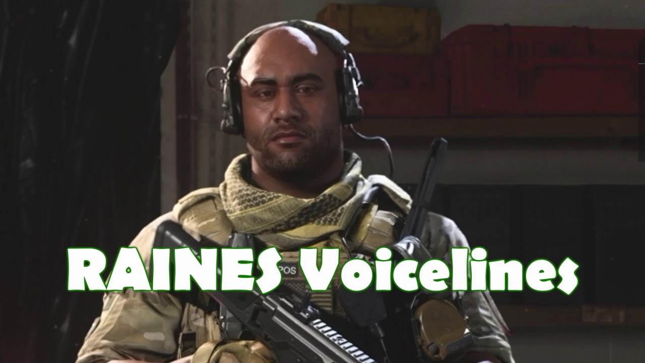 Call of Duty: Warzone - Operator "Raines" Voicelines - YouTube