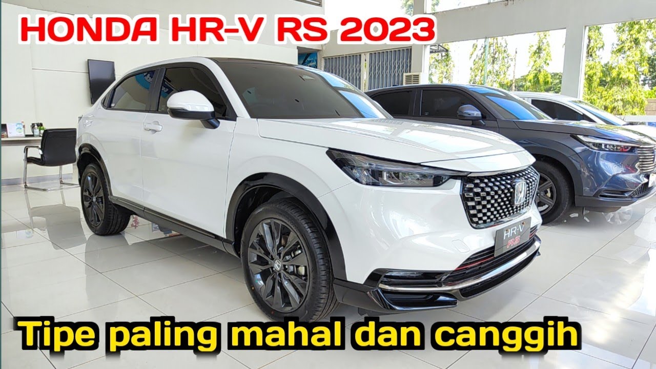 Honda HRV RS 2023 putih,Tipe tercanggih dengan honda sensing - YouTube