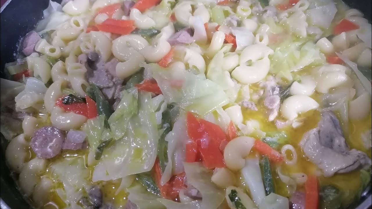 How to cook creamy macaroni soup - YouTube