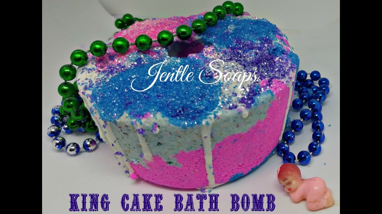 Making King Cake Bath Bombs with Demo | Jentle Soaps™ | DIY - YouTube