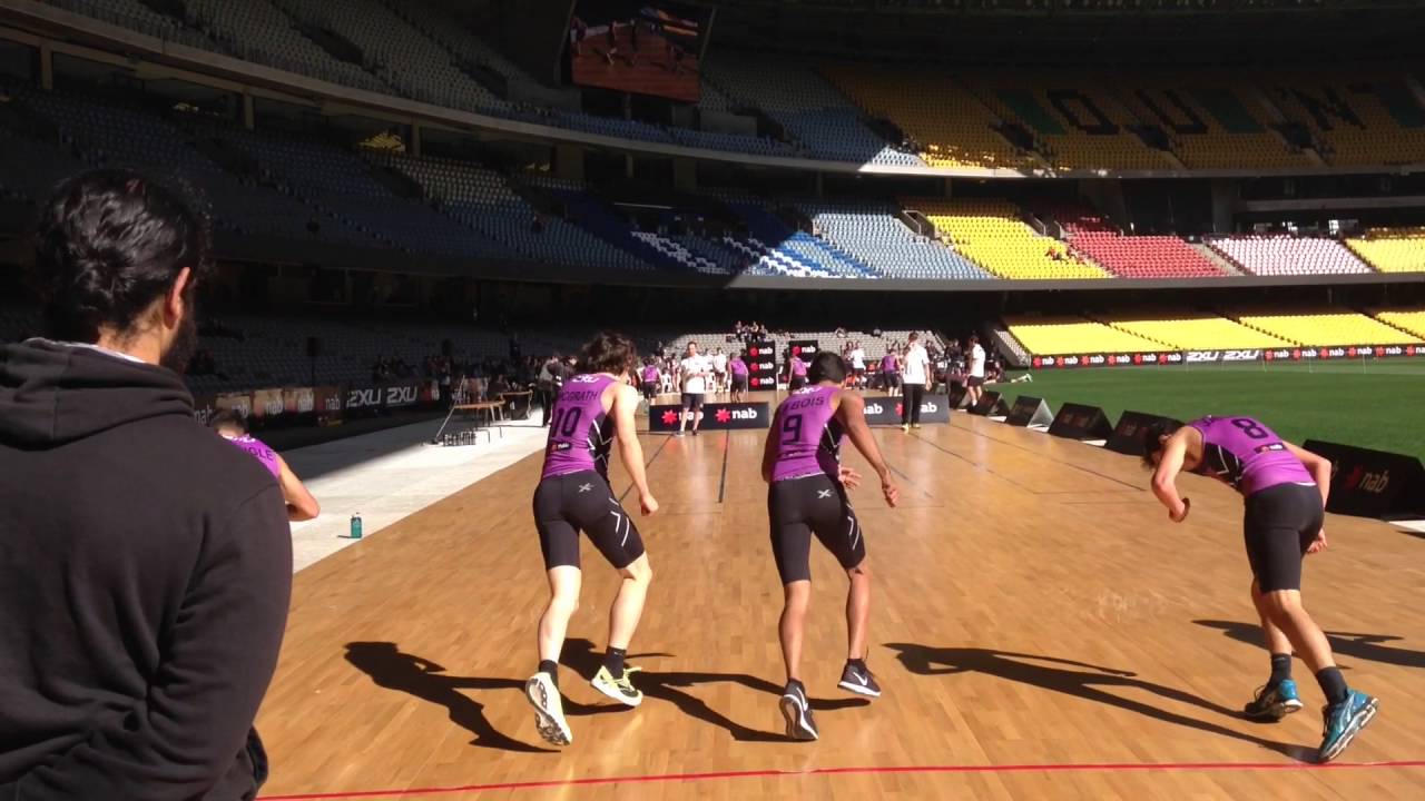 North's Ben Jarman & Kym Lebois & Eagles Tyson Stengle finish Beep Test ...