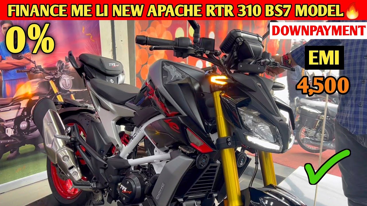 New 2024 Tvs Apache RTR 310 Top Model || Apache RTR 310 Easy Loan ...