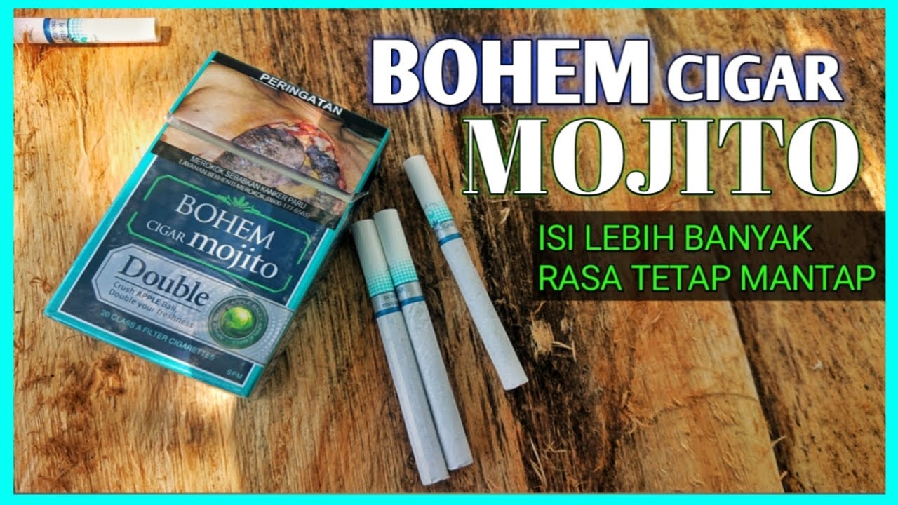 Review Rokok BOHEM CIGAR MOJITO | Lebih Banyak Lebih Mantap - YouTube