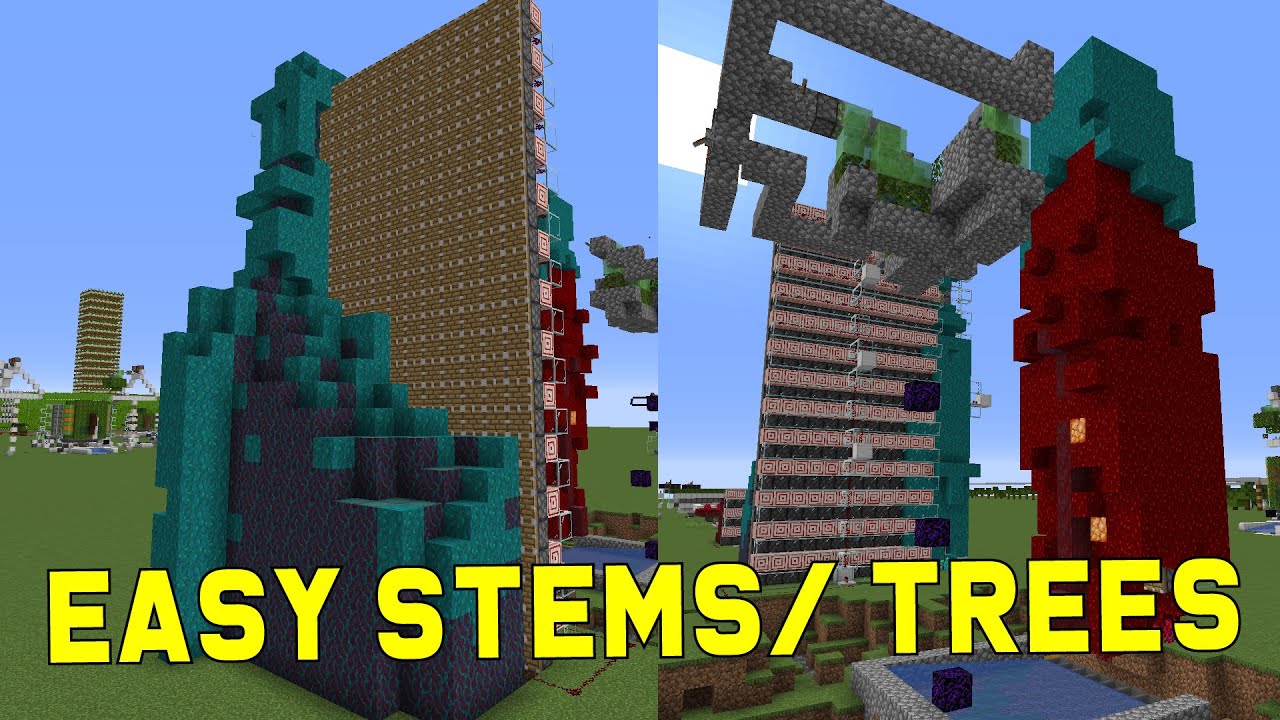 Easy Nether Stem/ Tree Farms - Minecraft 1.16 | Best, Easy Minecraft ...