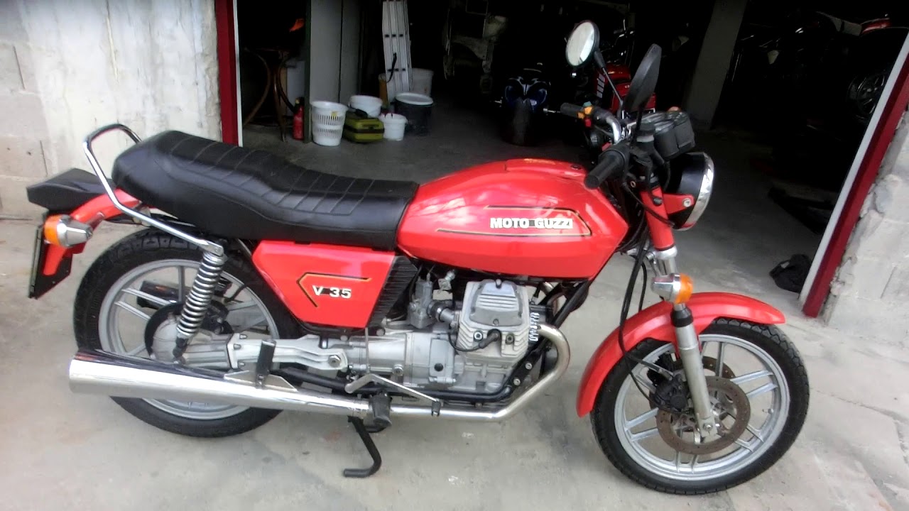 Moto Guzzi V35 1980 - YouTube