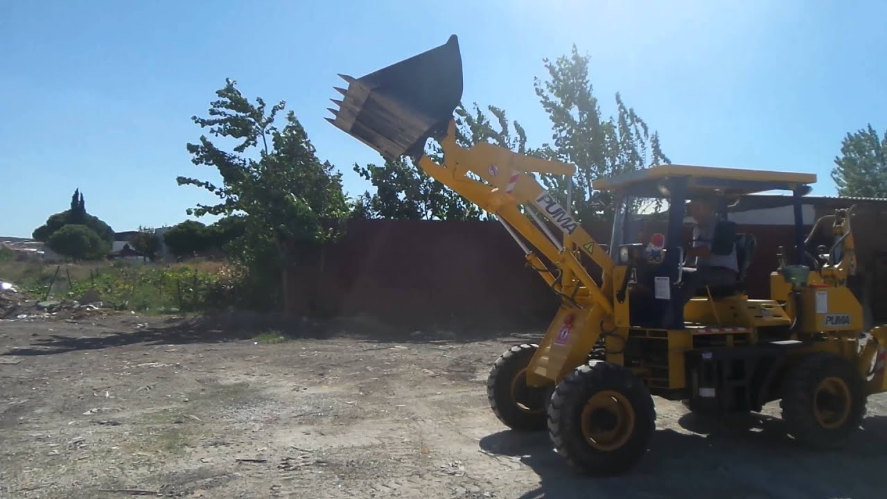 Mini yukleyici loder makina - YouTube