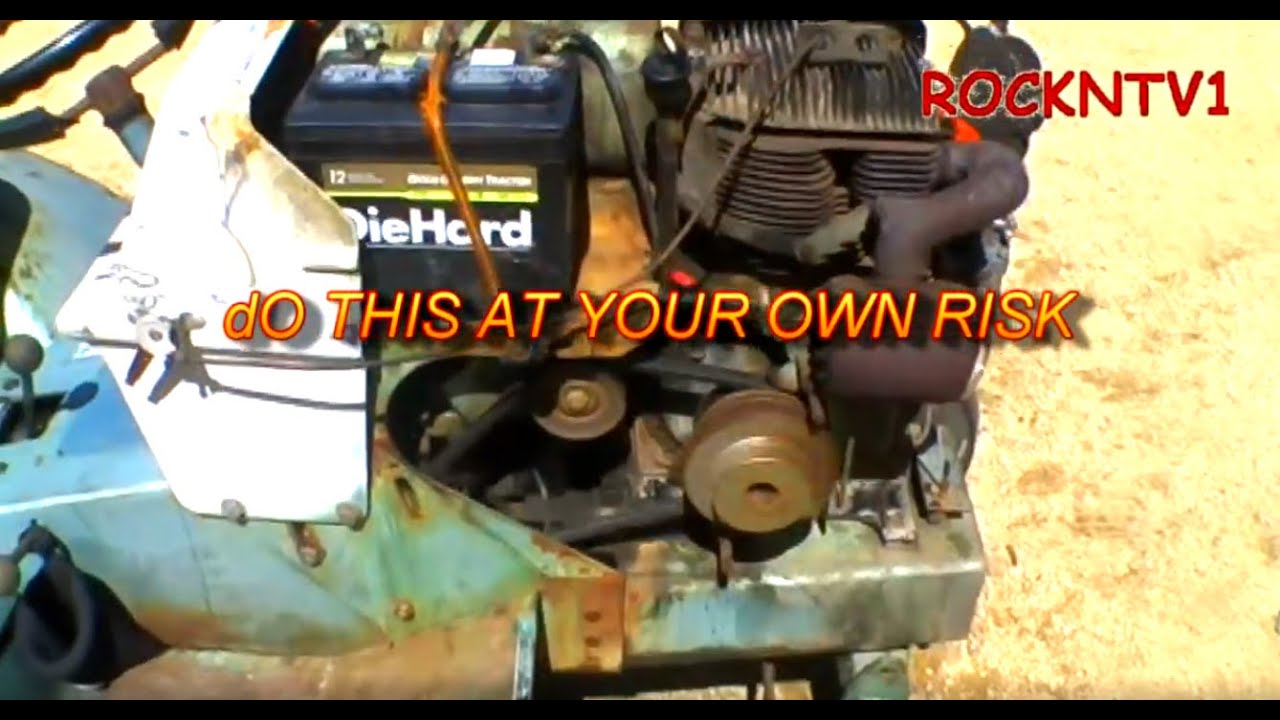 Vintage Sears Suburban ss15 garden Tractor Paint - YouTube