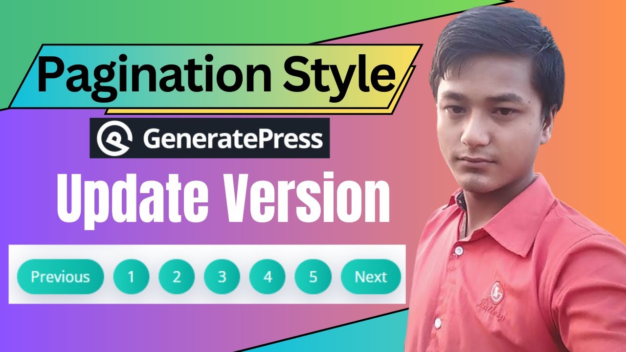 How to add Pagination Style Generatepress Theme Latest Version 2023 ...