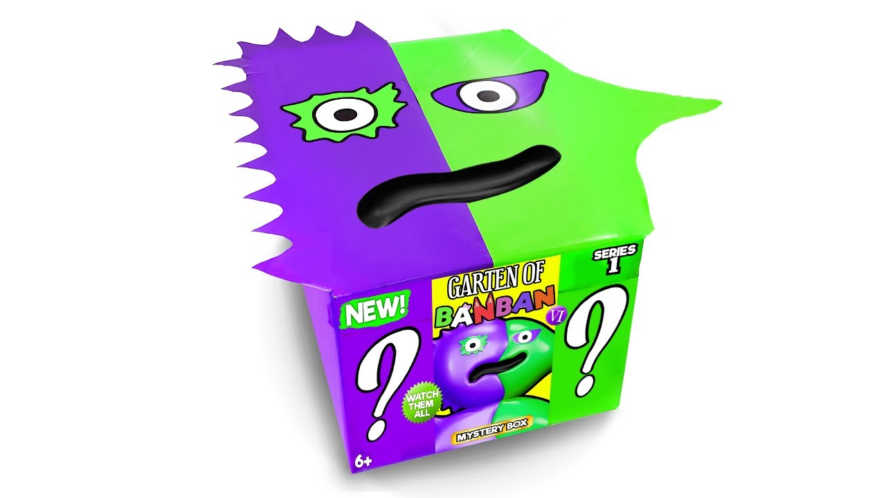 The BIGGEST Bittergiggle MYSTERY BOX! NEW Garten of Banban 6 Plushies ...