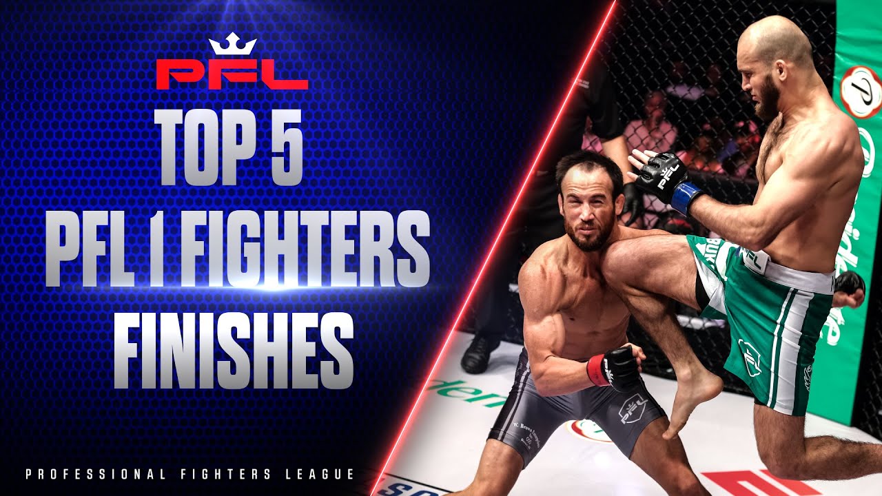 Top 5 Finishes From Pfl 1 2021 Fighters Youtube