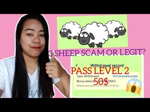 3 SHEEP EARNING APPLICATION SCAM OR LEGIT? PASS LEVEL 2 #3sheep # ...