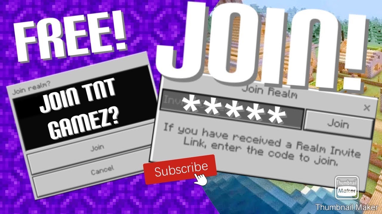 JOIN MY FREE MINECRAFT REALM 2021! (PS4, XBOX, PC, MCPE, smp server ...