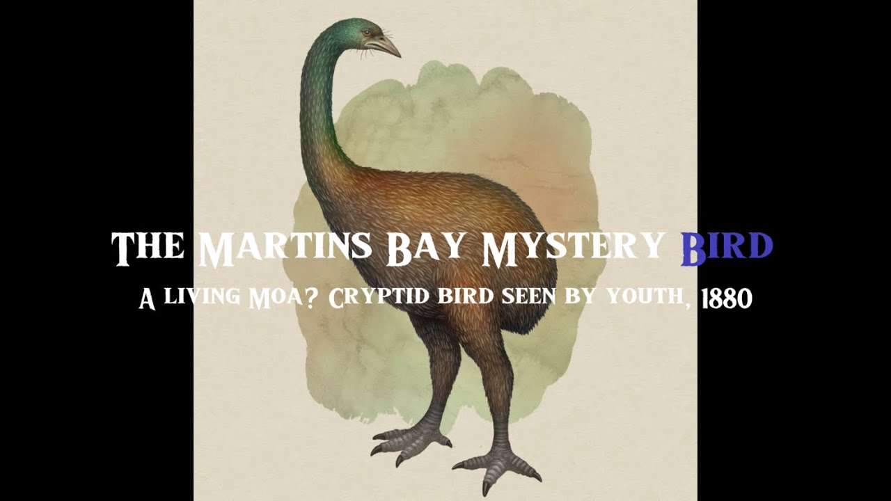 A living Moa? Cryptid bird seen by youth, 1880 - YouTube