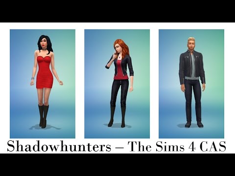 The Sims 4 CAS - Shadowhunters - YouTube