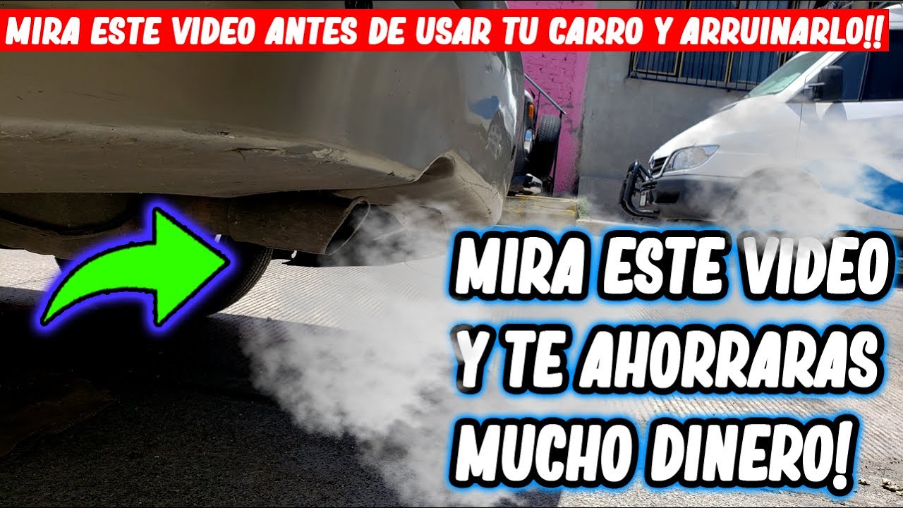 QUE SIGNIFICA🤔 LOS COLORES DE HUMO EN UN AUTO HUMO AZUL,NEGRO Y BLANCO ...