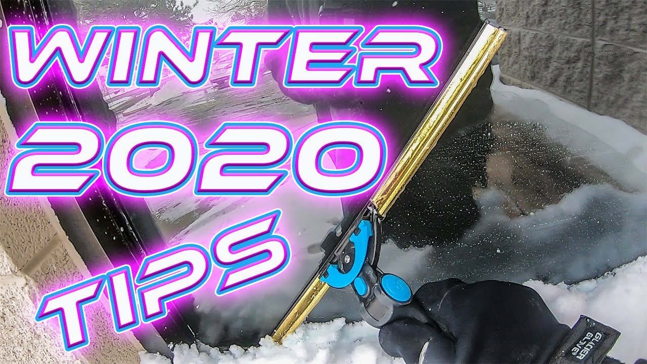 WINTER 2020 WINDOW CLEANING TIPS - YouTube