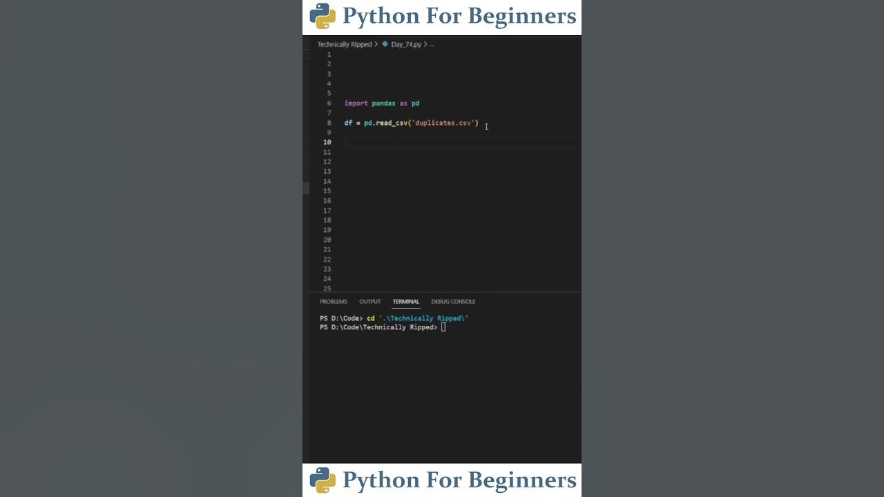 How To Remove Duplicate Rows In A CSV With Pandas Python For how-to-remove-duplicate-rows-in-a-csv-with-pandas-python-for