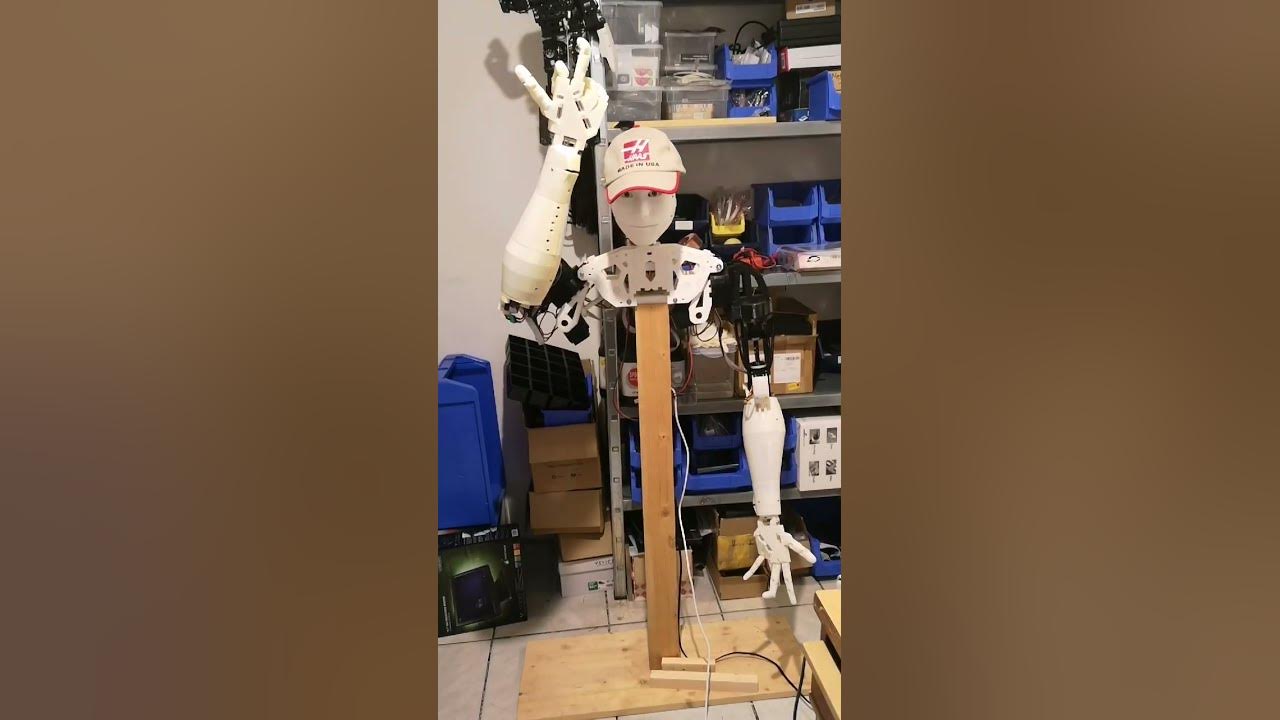 Humanoid Robot based on InMoov - YouTube