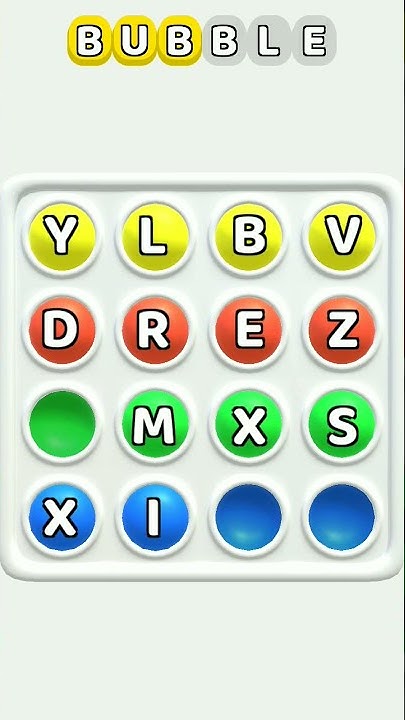 word bubble pop it game play ♥️ ️ - YouTube
