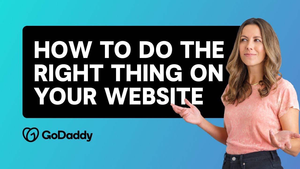 Recap: Ethical Website Ownership Course | GoDaddy - YouTube