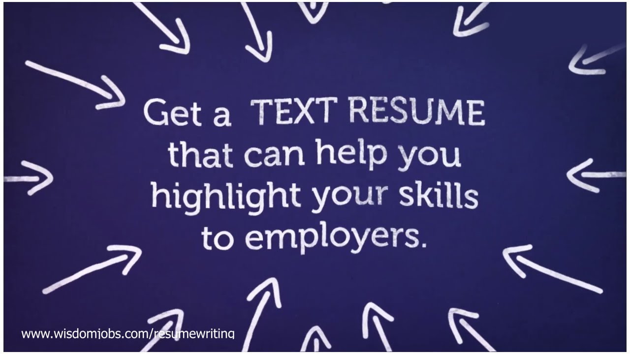Wisdom Jobs Text Resume Writing Services - Resume Writing Services ...