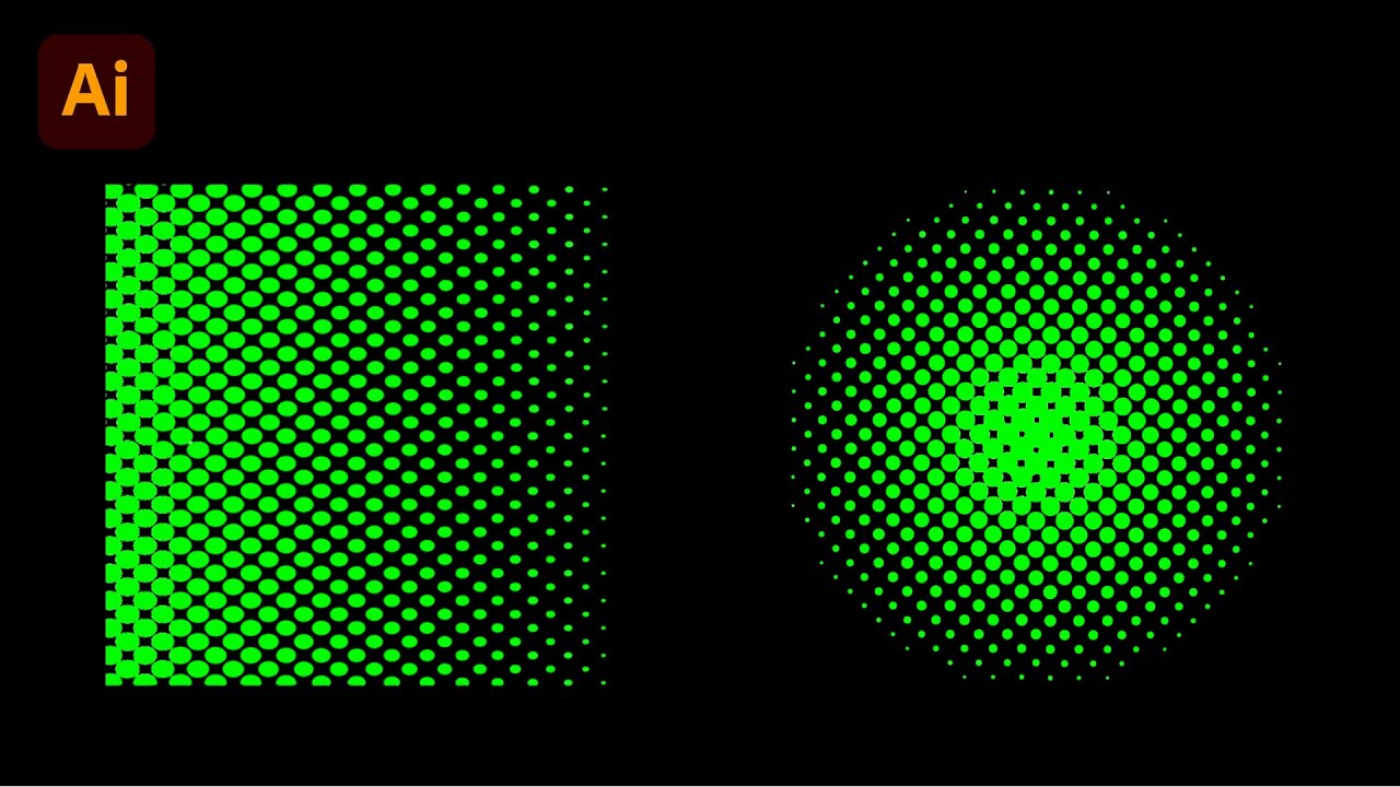 How to make Color Halftone Effect in Illustrator | Step-by-Step ...