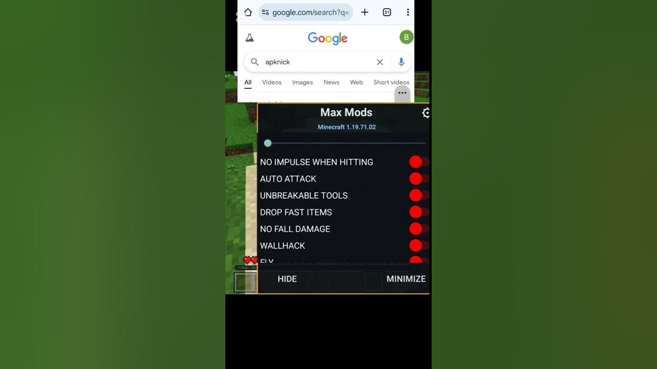 Minecraft mod menu latest version download #shorts #viral - YouTube