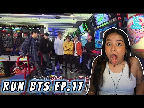 Run BTS 17 'ARCADE OLYMPICS' | first time REACTION!