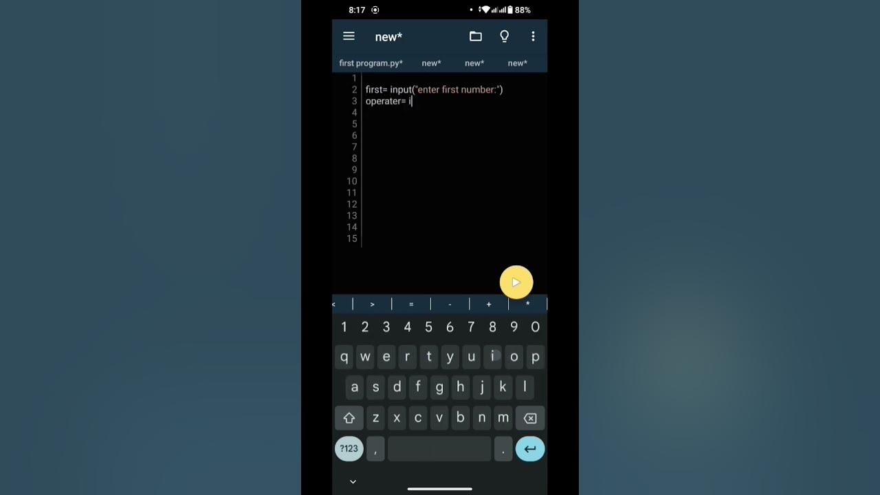 Python mini calculator project - YouTube