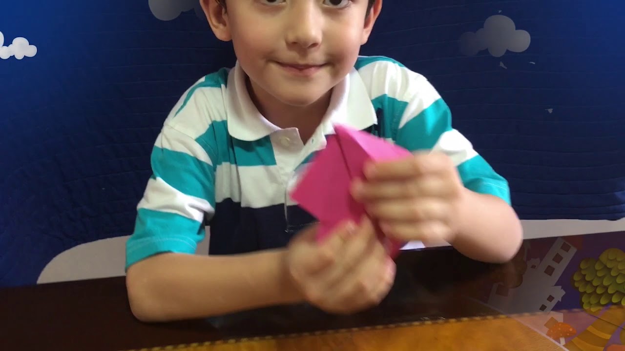 Osito de papel en origami (arts and craft for kids) - YouTube