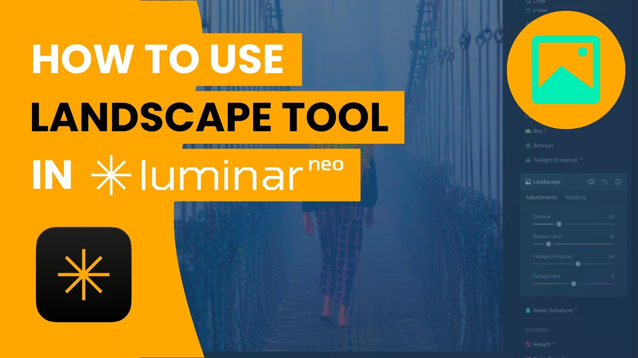 Landscape Tool in Luminar NEO - 2025 Full Tutorial - YouTube