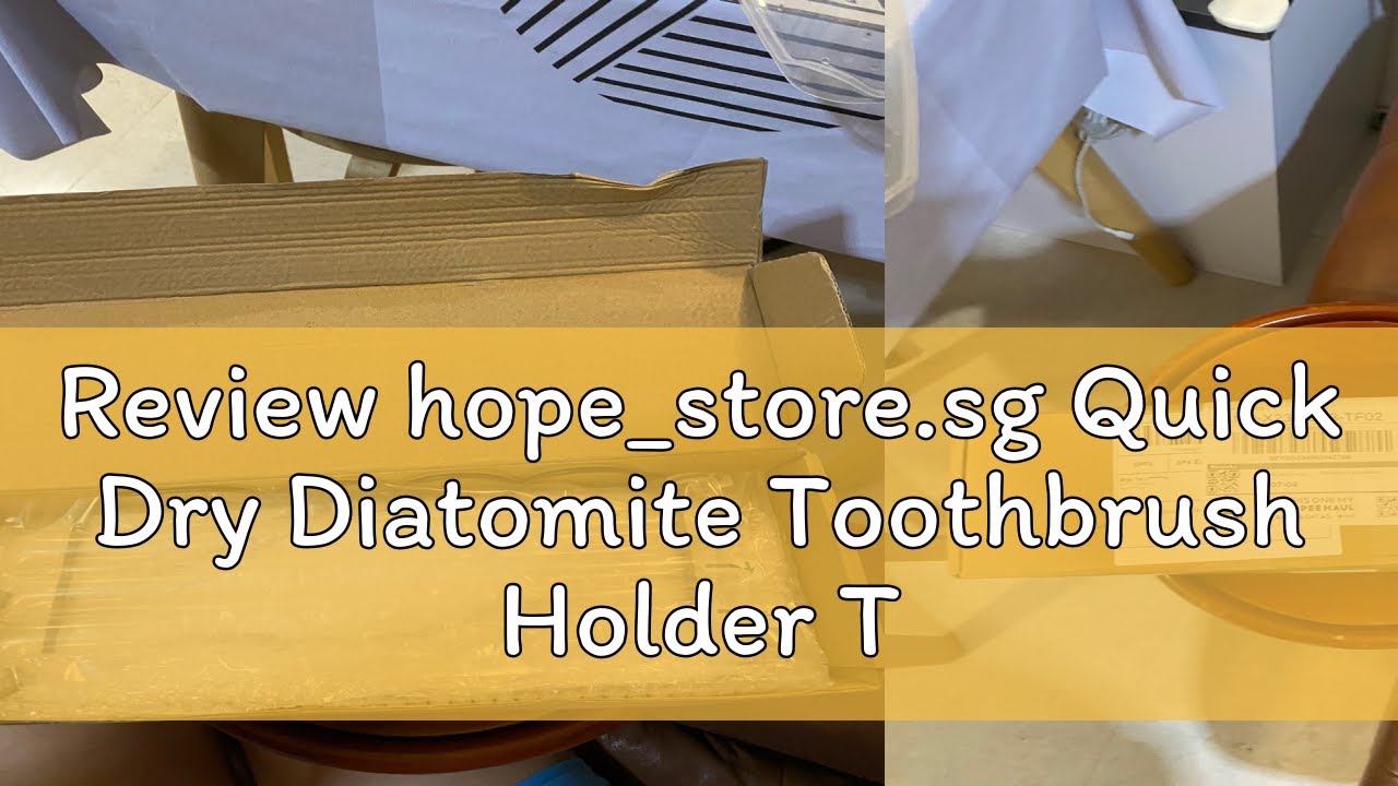 Review hope_store.sg Quick Dry Diatomite Toothbrush Holder Toothpaste ...