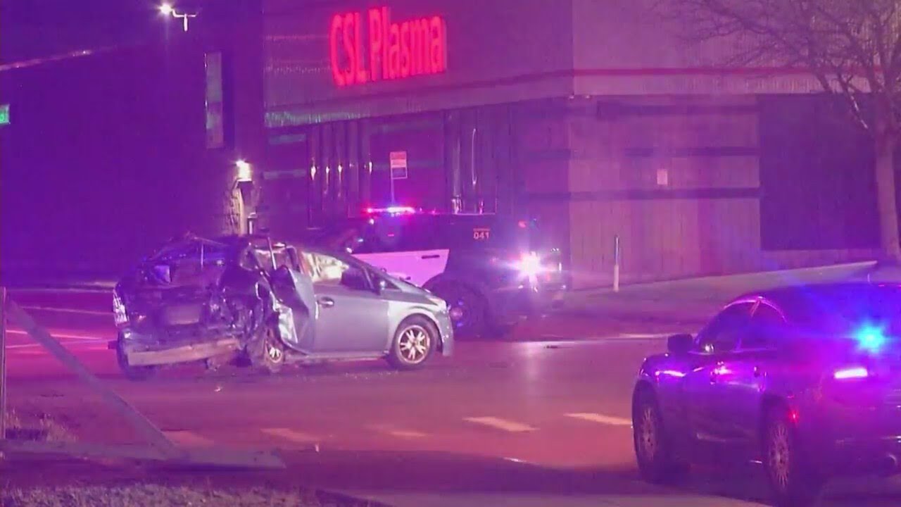Man accused of crashing into light pole, fire hydrant, another vehicle ...