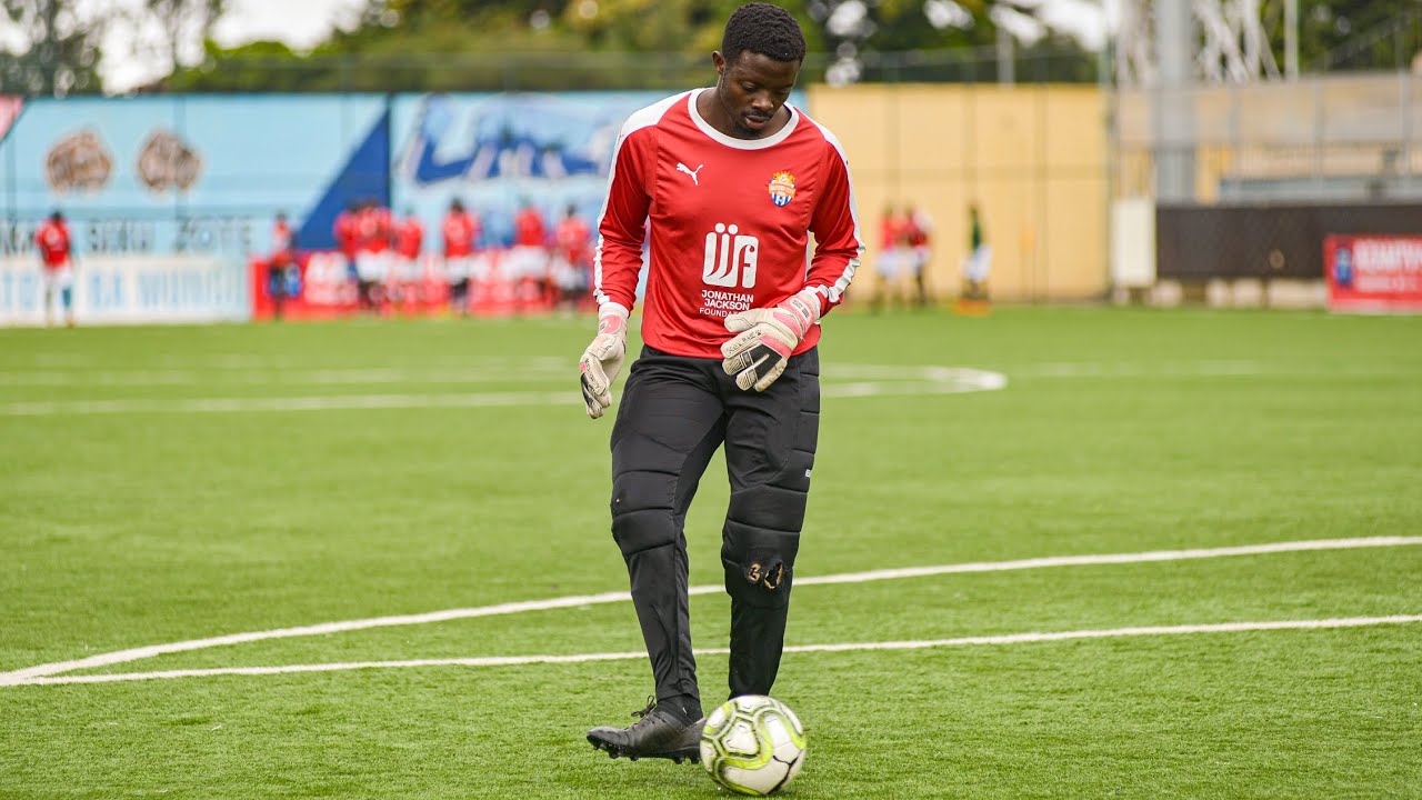 Goalkeeper Edwin Mukolwe vs Shabana FC. FKF Premier League 2024 ...