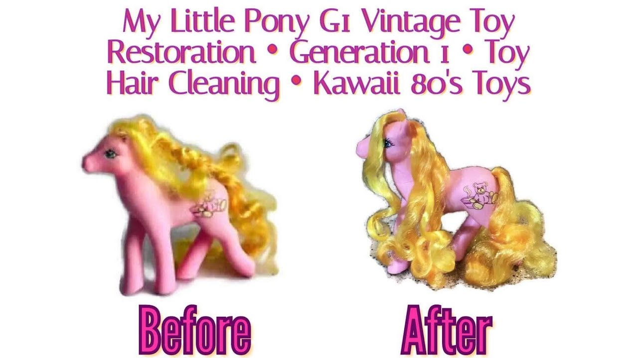 My Little Pony G1 Vintage Toy Restoration • Generation 1 • Toy Hair ...