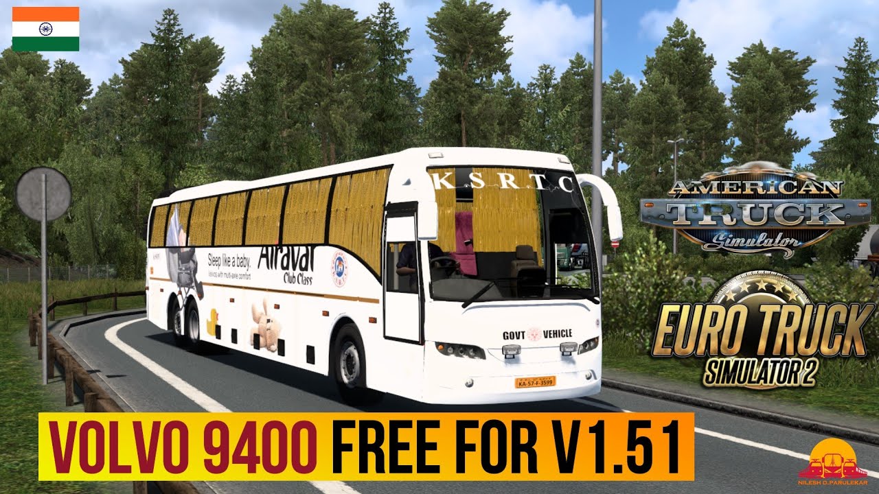 Super Indian Volvo Bus | Bus mod ETS2 / ATS #americantrucksimulator # ...