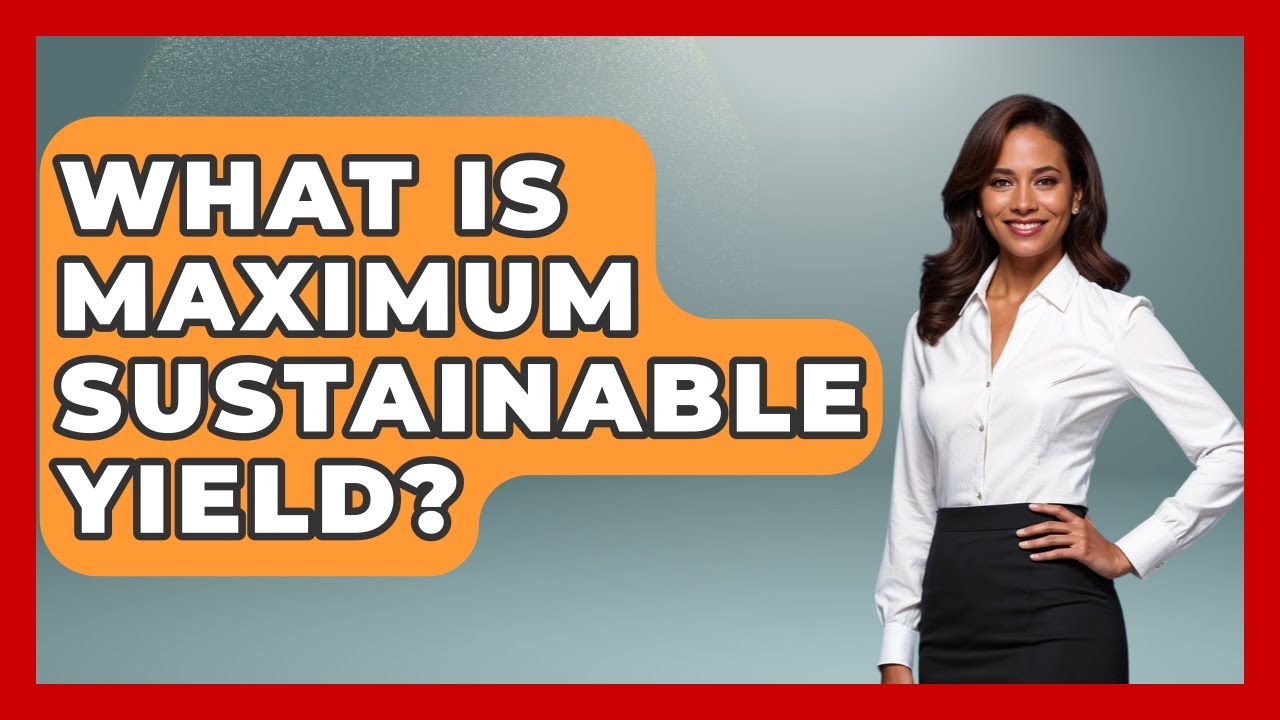 What Is Maximum Sustainable Yield? - The Marine Life Explorer - YouTube
