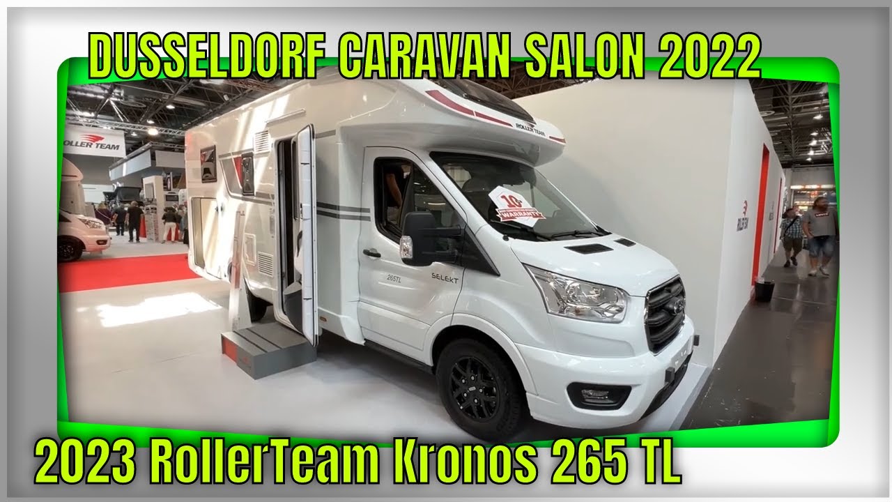 2023 RollerTeam Kronos 265 TL Walkaround Caravan Salon 2023 - YouTube