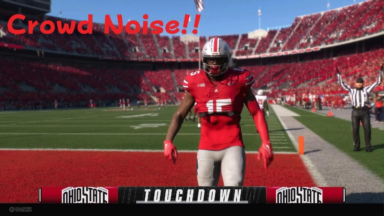 EA SPORTS College Football 25 Crowd Noise at the Shoe in a HUGE moment ...