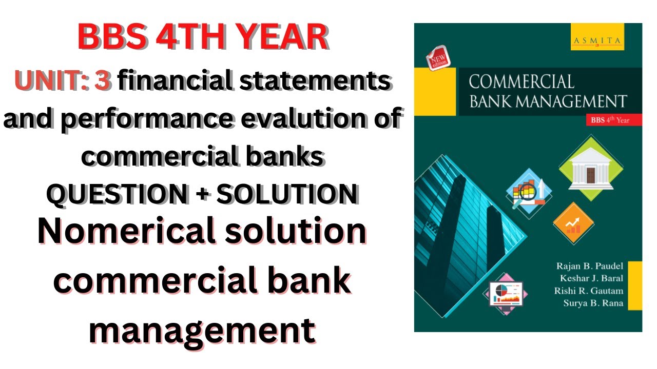 UNIT 3 financial statements and performance evaluation of commercial ...