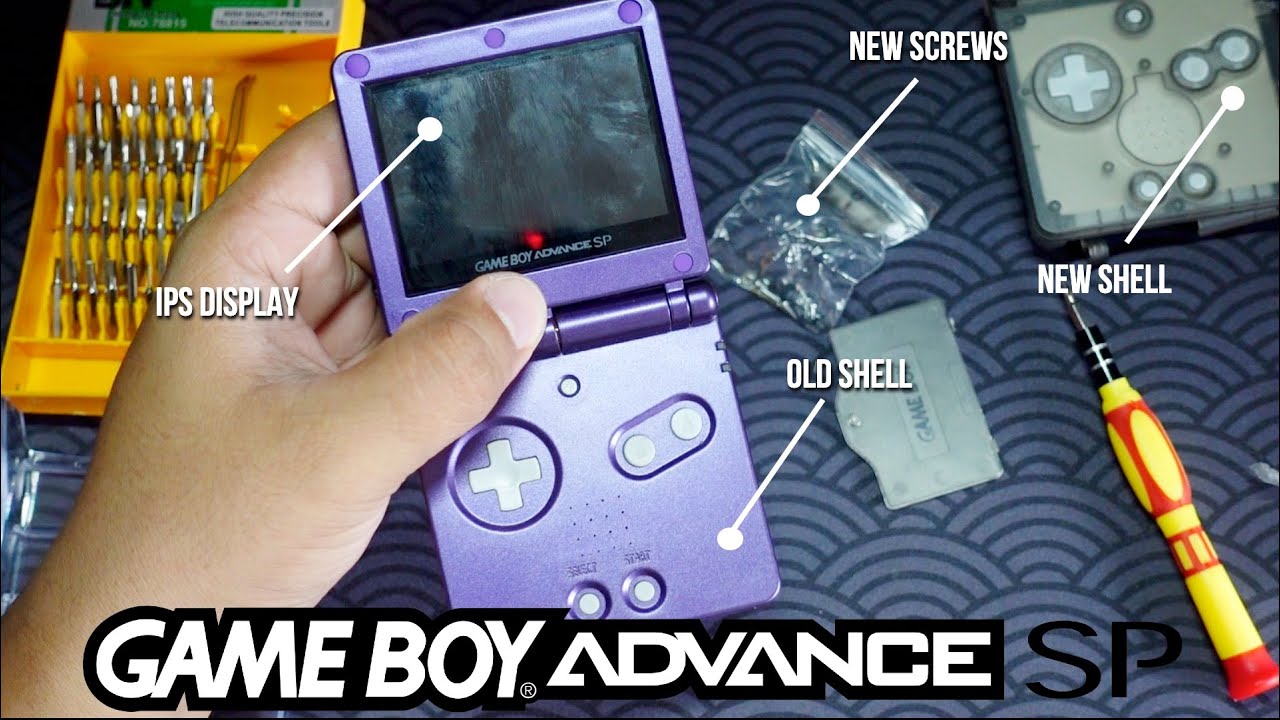 How i Made The Gameboy SP 2022 Version. - YouTube