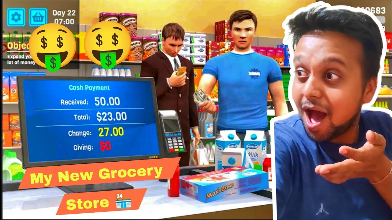 🤑I Opened My Grocery Store | Manage Supermarket Simulator | Full Hindi ...
