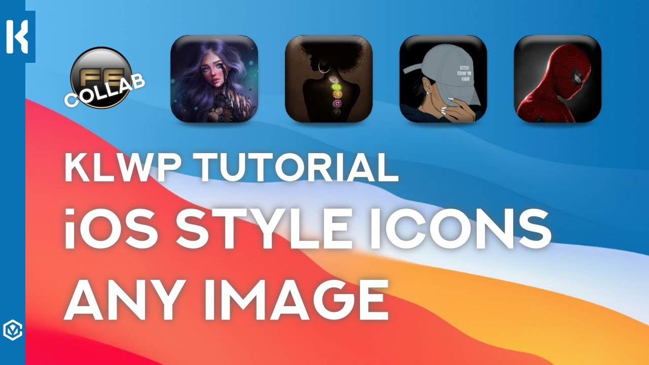 KLWP / KWGT Tutorial for Beginners | How to make iOS Style Icons using ...